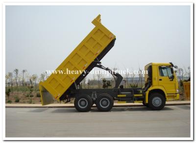 Cina Giallo resistente dell'autocarro con cassone ribaltabile di Sinotruk HOWO 340HP per cantieri/della costruzione in vendita