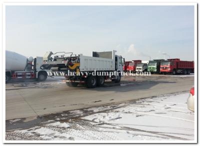 China Sinotruk Right Hand Driving 336 HP Tri Axles Front Lifting Heavy Duty Tipper Trucks lower fuel consumption for sale