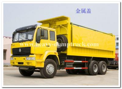 Cina Autocarro con cassone ribaltabile resistente di cavalli vapore 6x4 di HOWO 371 per caricamento della pietra e della sabbia con la cabina lunga in vendita