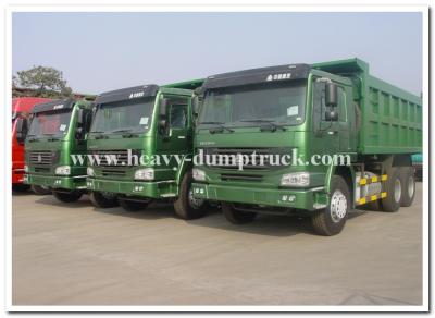 中国 HOWO のダンプカー トラック 336 の馬力 EURO2 T のタイプ持ち上がるポンプが付いている強力な sinotruk エンジン 6x4 販売のため