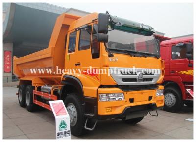 Cina Tipo colore di U di giallo dell'azionamento del motore 336hp 6x4 dell'euro II dell'autocarro a cassone per samd argilloso in sito bagnato in vendita