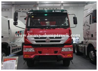 Cina Principe dorato 6x4 di Sinotruk che determina 10 colore rosso della nuova cabina di progettazione di potere di cavallo dell'autocarro con cassone ribaltabile del carraio 371 in vendita