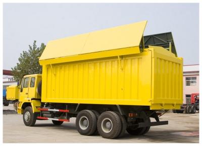 Cina Colore dorato di giallo dell'autocarro con cassone ribaltabile di principe 6x4 di Sinotruk SWZ nell'uso della città con la copertura nessuna polvere in vendita