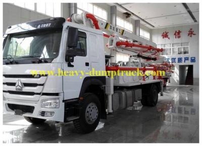中国 37 の m のコンクリートは 150m3 出力 sinotruk の howo のシャーシが付いているポンプをトラック取付けました 販売のため
