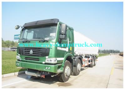 China Red 38000L Water Tanker Truck  8X4  with 380HP with warranty for sale