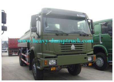 China SINOTRUK howo 15m3 Water Carrier Truck 6x4 Drive for  army , Water Bowser Truck for sale