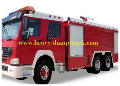 China Fire Tanker Truck 6x4 10CBM Manual Transmission Platform fire truck for sale