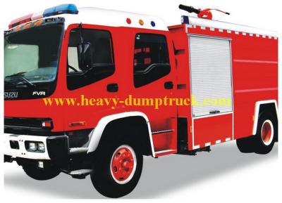 China 4X2 8000 Litres Fire Fighting Truck Power Steering 8 Forwards / 1 Reverse for sale