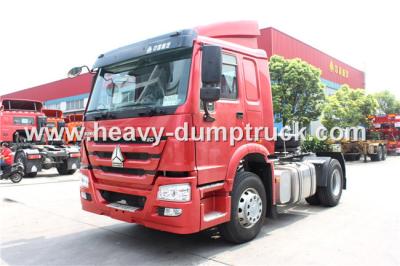 Cina La testa del trattore da 371 cavallo vapore di Howo 4X2 trasporta ZZ4187S3511W su autocarro per la trazione del rimorchio basso dei semi del letto in vendita