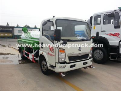 Cina Il camion movente destro 8CBM ha montato il serbatoio di acqua con 140Hp il motore dell'euro II in vendita