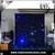 China Wedding fireproof white velvet curtain with blue light RGB star curtain for sale
