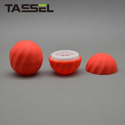 Cina contenitori cosmetici vuoti riutilizzabili 7g del balsamo di labbro della palla rotonda della sfera in vendita