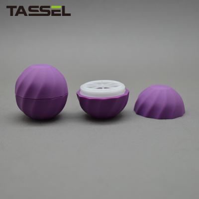 Cina contenitori cosmetici vuoti riutilizzabili 7g del balsamo di labbro della palla rotonda della sfera in vendita