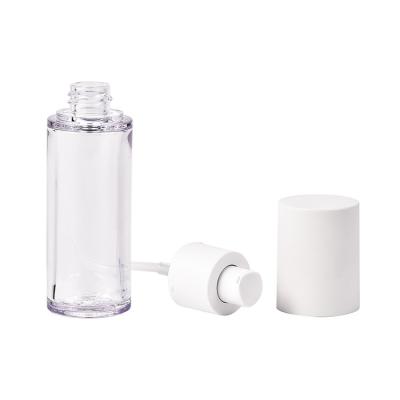 中国 処置のポンプおよび瓶が付いているふさ50g 30ml 110ml 120ml 130mlの厚い壁の化粧品のプラスチックびん 販売のため