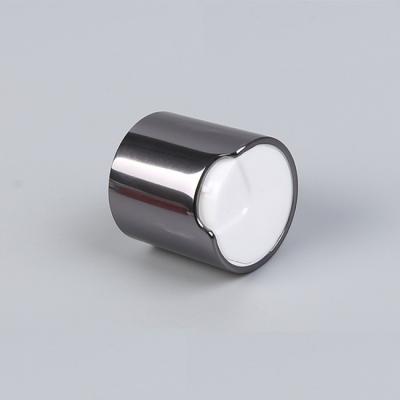 Cina Nappa 24/410 Grey Aluminium Disc Cap brillante per la lozione del corpo dello sciampo in vendita