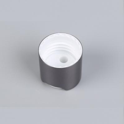 Cina Nappa 24/410 Grey Aluminium Disc Cap brillante per la lozione del corpo dello sciampo in vendita