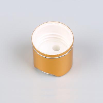 Cina 24/410 di 20mm Matte Gold Aluminum Bottle Caps con la linea d'argento della decorazione in vendita