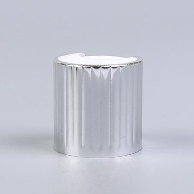 Cina FDA RAGGIUNGE 24/410 di argento brillante del tappo di bottiglia di alluminio costolato dello sciampo in vendita
