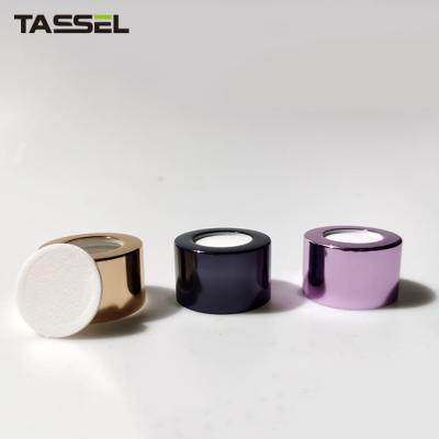 Cina 28/410 di tappo di bottiglia blu scuro del diffusore con il coperchio a vite di alluminio della fodera del PE in vendita