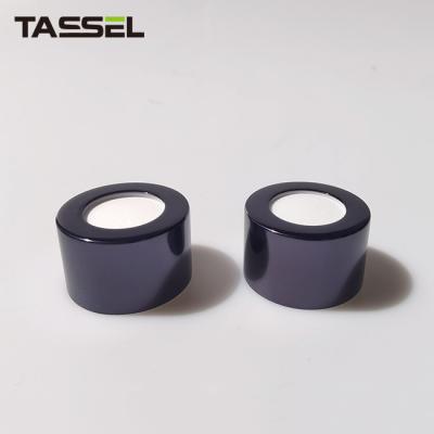 Cina 28/410 di tappo di bottiglia blu scuro del diffusore con il coperchio a vite di alluminio della fodera del PE in vendita