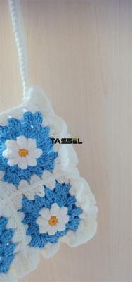 China O saco projetado personalizado da beleza fez malha o saco feito à mão Daisy Bag à venda