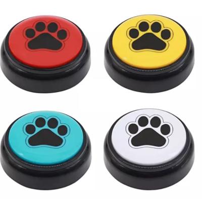 China Custom Colors Recordable Dog Training Communication Sound Button Recordable Buttons For Dogs for sale