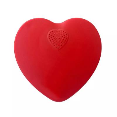 China 2022 factory mp3 micro heart shaped voice recorder for TEDDY bear toy sound module heart shape for sale