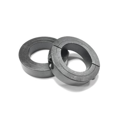 China 1/2 Double Split Shaft Collar Black Oxide Stop Collar for sale