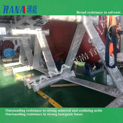 China hot sale Fluoroplastic lining  Fluorine-lined High Quality tank vessel PTFE horizontal reaction kettle for sale