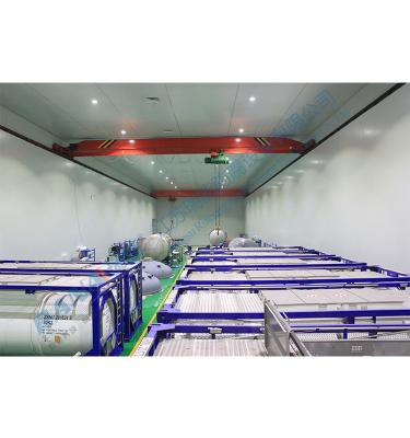 China Carbon Steel Lined F30 Sheet Electronic Chemical Acid storage ISO tank for sale