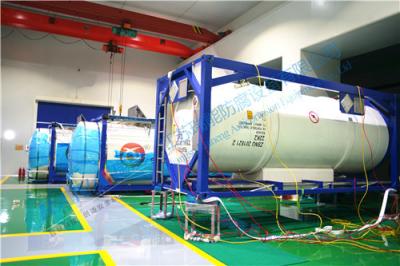 China Carbon Steel Lined F30 Sheet Electronic Chemical Acid storage ISO tank for sale