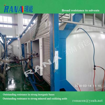 China PTFE anticorrosive tank High Purity Electronic Chemical Storage vessel for sale