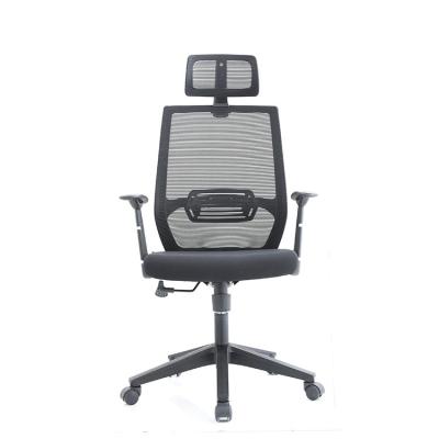 China Zwarte 2.4in die Ergonomische Taak Mesh Chairs 90-105d Founction schommelen Te koop