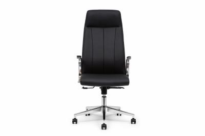 Cina Responsabile esecutivo Office Chair della sedia girevole di cuoio nera dell'unità di elaborazione in vendita