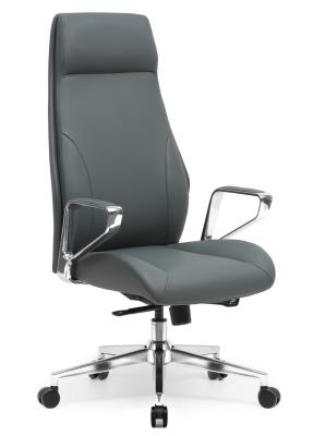 Cina Alto direttore posteriore Swivel Office Chair di Leather Revolving Chair del responsabile in vendita