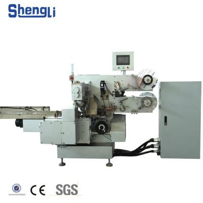 China Elektrisch aangedreven dubbel draaiende snoep-chocolademachine voor snoepverpakkingslijn Te koop