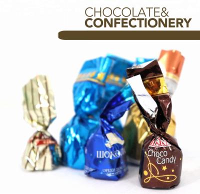 China Chemische kerncomponenten Automatische top twist chocoladeverpakkingsmachine Te koop