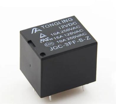 Cina 5 Pin 5V 6V 9V 12V 24V T73 PCB Relays 15A 125VAC High Power Electric Mini Relay in vendita