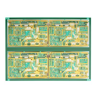 China El oro plateó la asamblea libre del PWB de la electrónica del halógeno 6OZ FR4 en venta