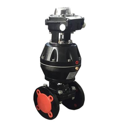 China Pneumaitc Fluorine Lined Diaphragm Valve for sale