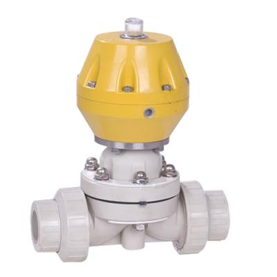 China Diaphragm Valve Pneumatic Plastic PPH Diaphragm Valve for sale