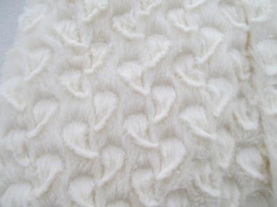 China Weißer gebürstetes Muster Baby-Coral Fleece Jacket With Linings Plüsch zu verkaufen