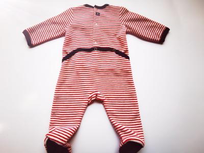 Cina Pagliaccetti svegli del cotone per il pigiama reattivo del Jersey della stampa del neonato in vendita