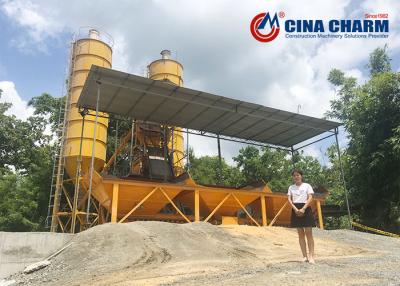 Cina La centrale di betonaggio del calcestruzzo pronto per l'uso HZS50 ha riparato il tipo centrale di betonaggio concreta portatile della pianta di miscela di calcestruzzo in vendita