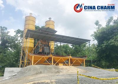 Cina La centrale di betonaggio del calcestruzzo pronto per l'uso HZS50 ha riparato il tipo centrale di betonaggio concreta portatile della pianta di miscela di calcestruzzo in vendita