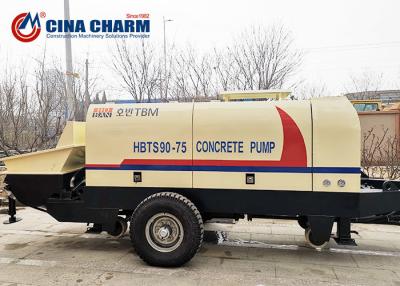 Cina Pompa per calcestruzzo facilmente lavata del rimorchio, pompa per calcestruzzo idraulica 60m3/H in vendita