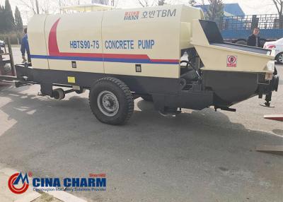 Cina Pompa per calcestruzzo facilmente lavata del rimorchio, pompa per calcestruzzo idraulica 60m3/H in vendita
