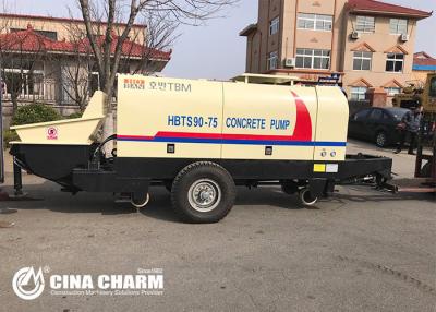 Cina Pompa per calcestruzzo facilmente lavata del rimorchio, pompa per calcestruzzo idraulica 60m3/H in vendita