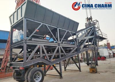 Cina Pianta concreta della miscela in lotti della mini di miscela di calcestruzzo YHZS50 della pianta in lotti pianta concreta mobile messa in recipienti automatica della miscela in vendita