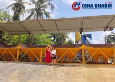 Cina Ammucchiamento concreto HZS180 e misura accurata e stabile dell'impianto di miscelazione, in vendita